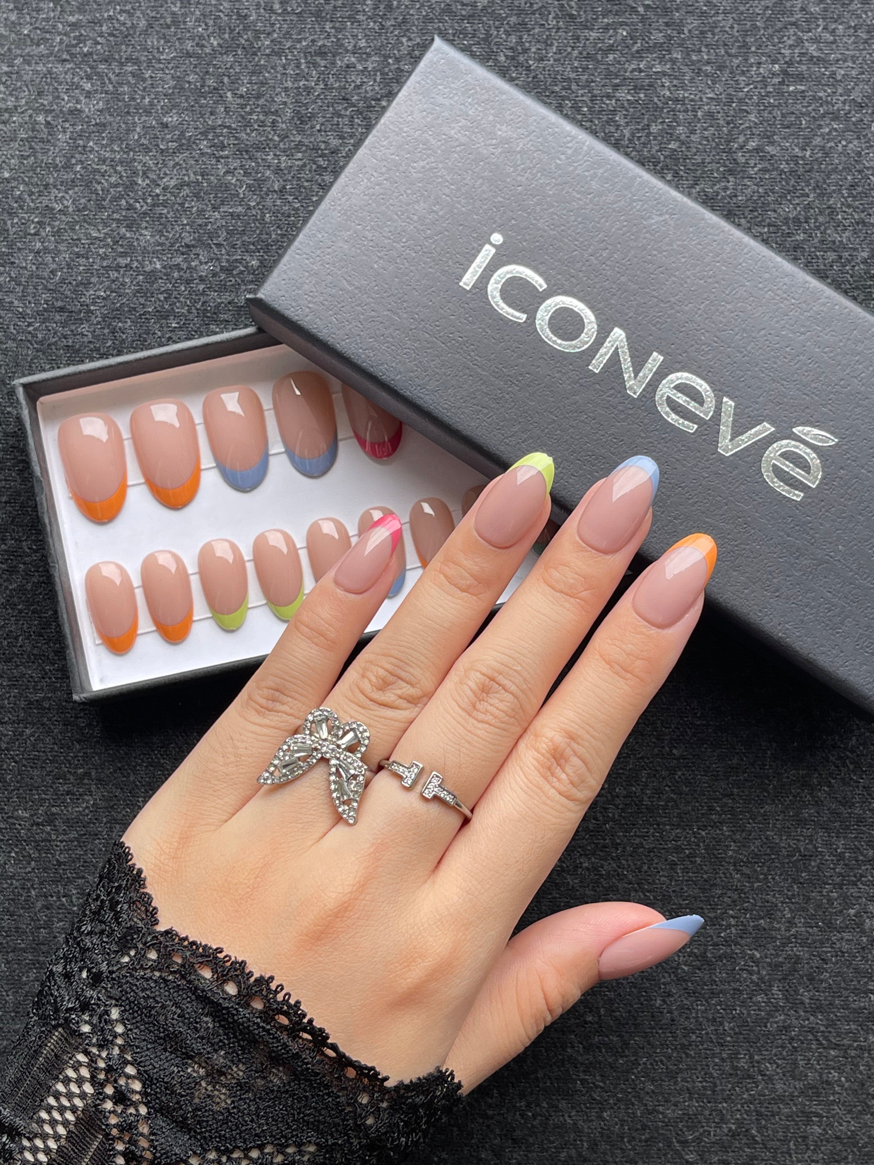 Colored French - Glänzend Mandel – Iconeve.de